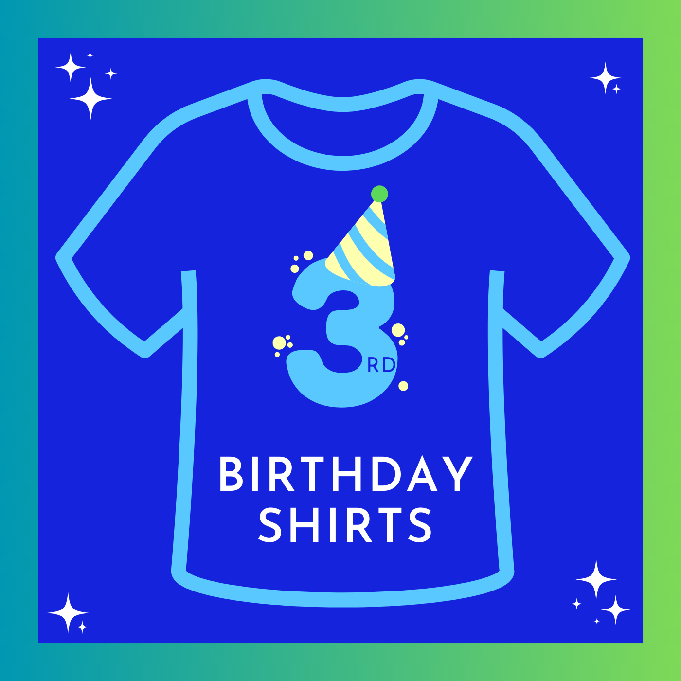 3rd Birthday Shirts – Happy Brooke