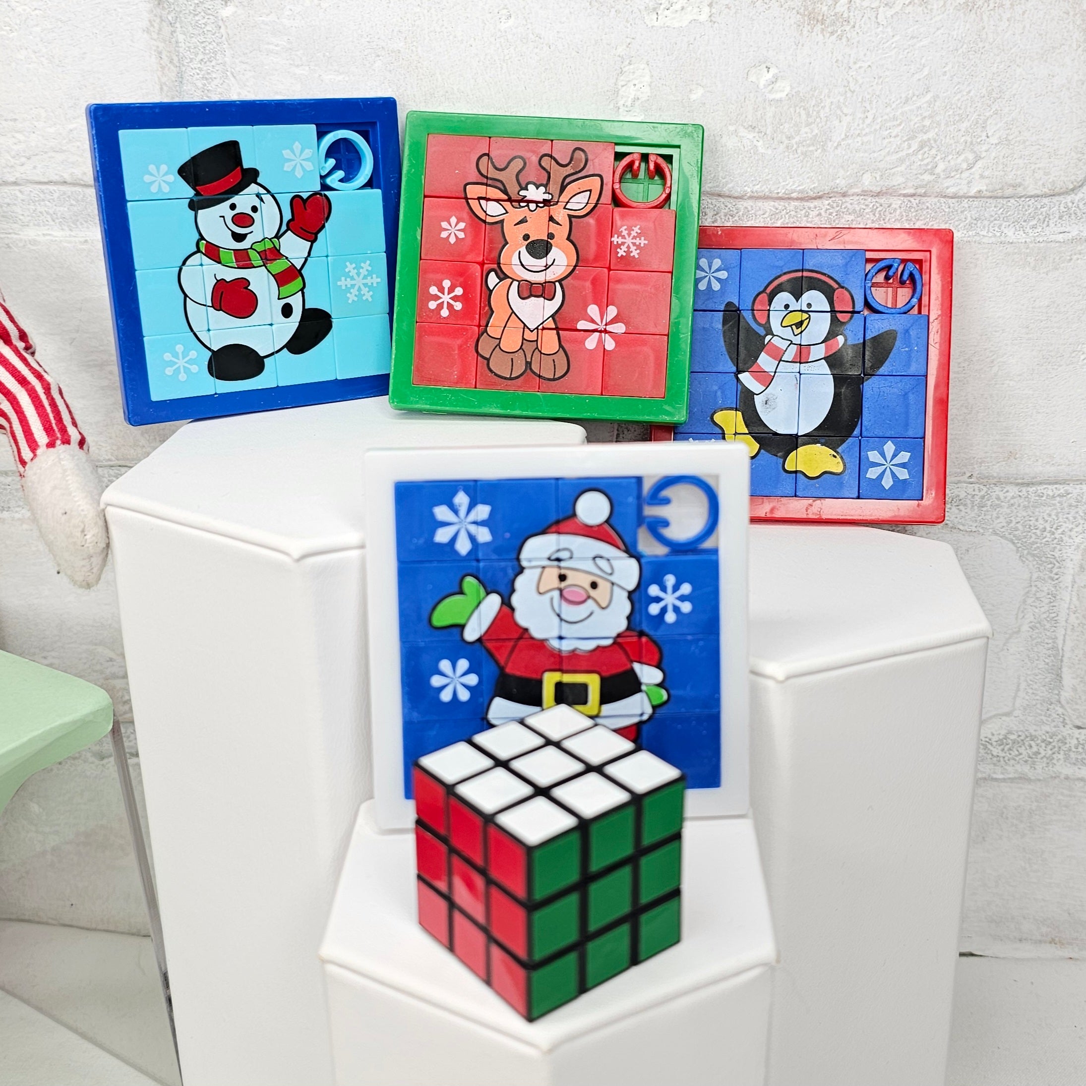 Elf Games: Christmas Puzzle + Mini Cube – Happy Brooke